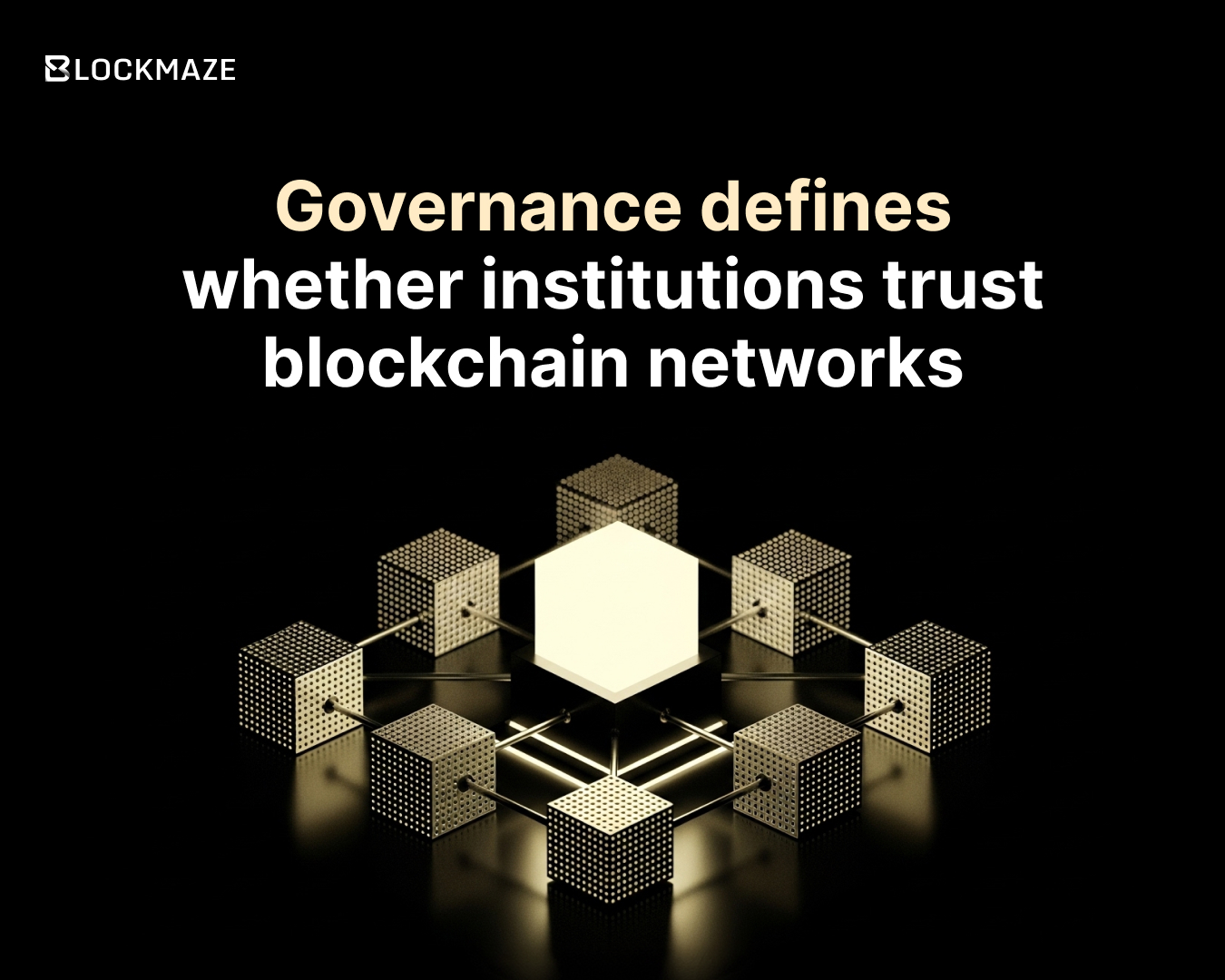 How Blockchain Governance Frameworks Enable Adoption by Institutions